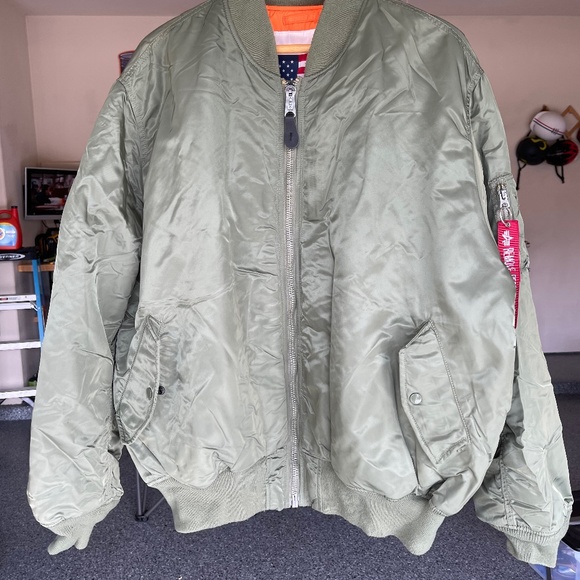 Alpha Industries | Jackets & Coats | Rare Alpha Industries Flightbomber ...